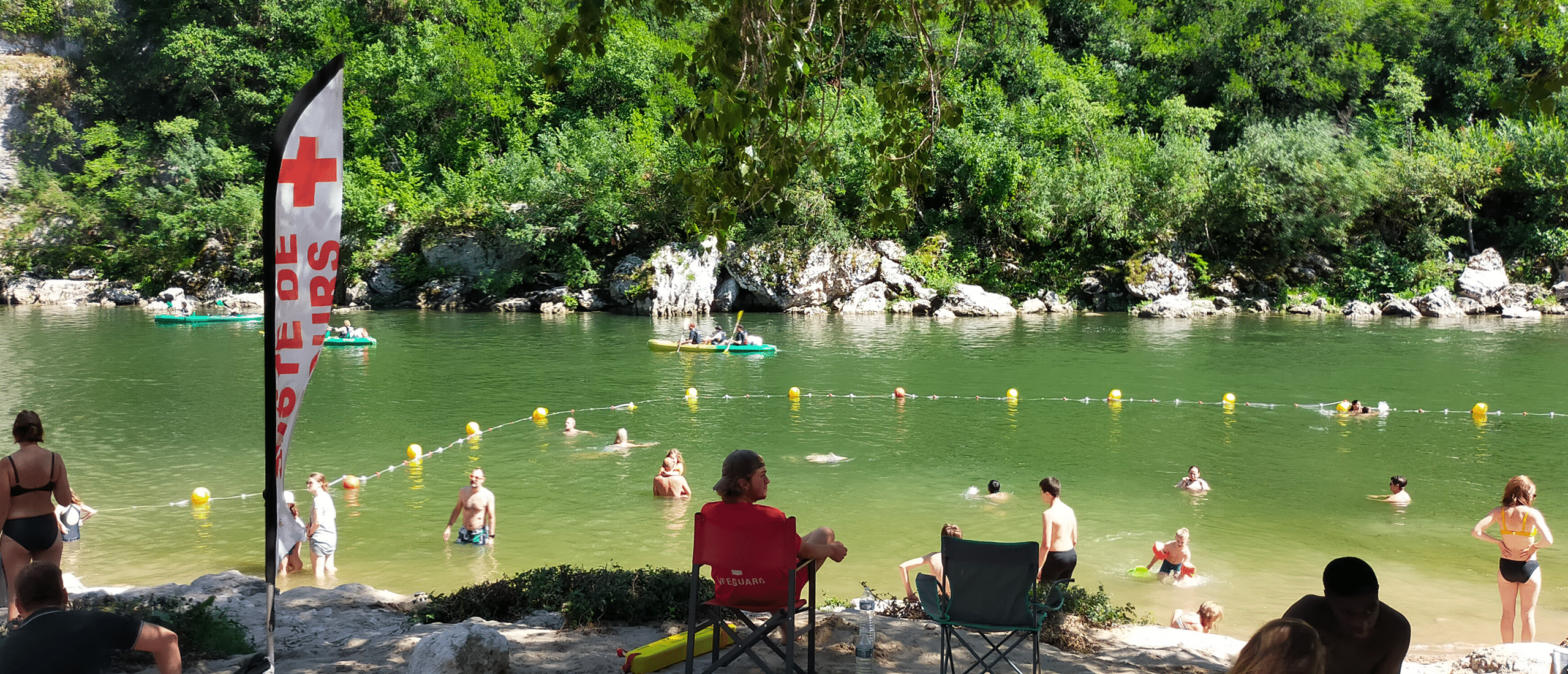9 plages surveillées sur le Bassin Versant de l'Ardèche
